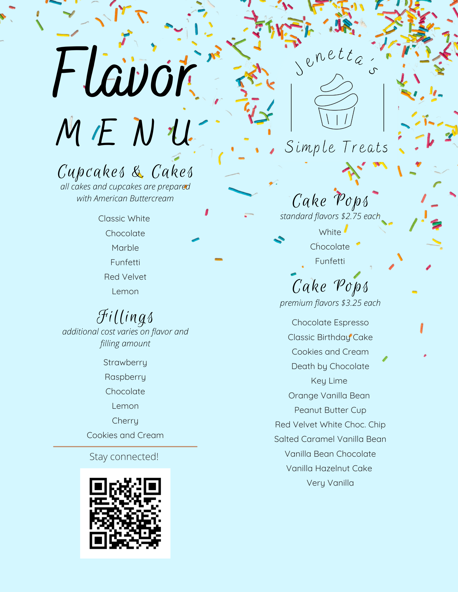 Flavors – Jenetta's Simple Treats